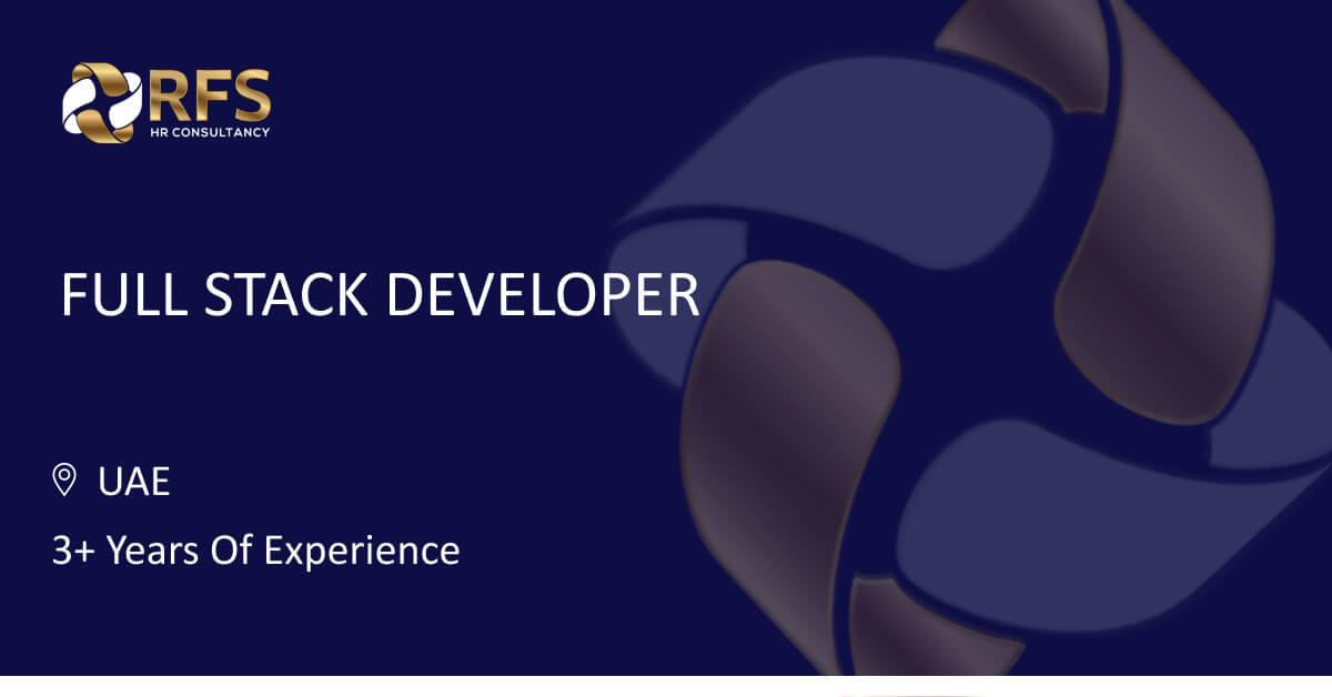 Full Stack Developer - RFS HR Consultancy