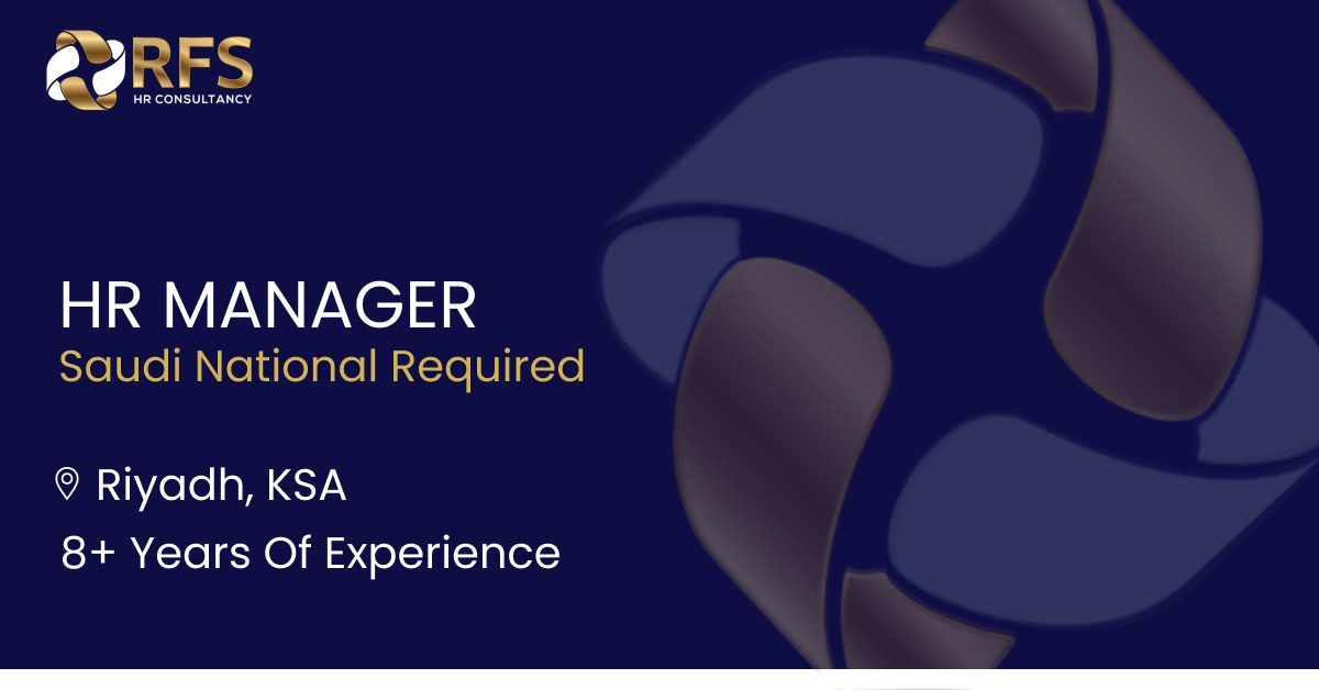HR Manager - RFS HR Consultancy
