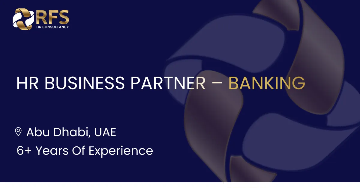 HR Business Partner – Banking Jobs | RFS HR Consultancy